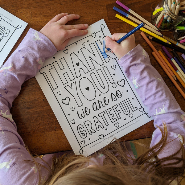 Community Helper & First Responders Thank You Coloring Sheets | PDF Do ...